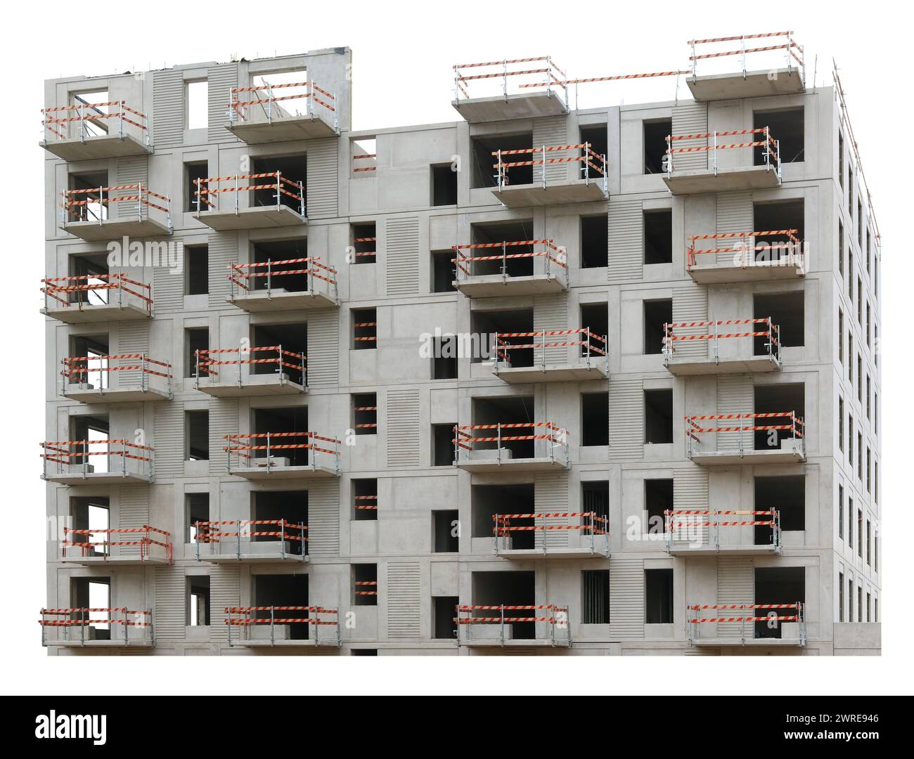 Apartment block tower Cut Out Stock Images & Pictures - Alamy
