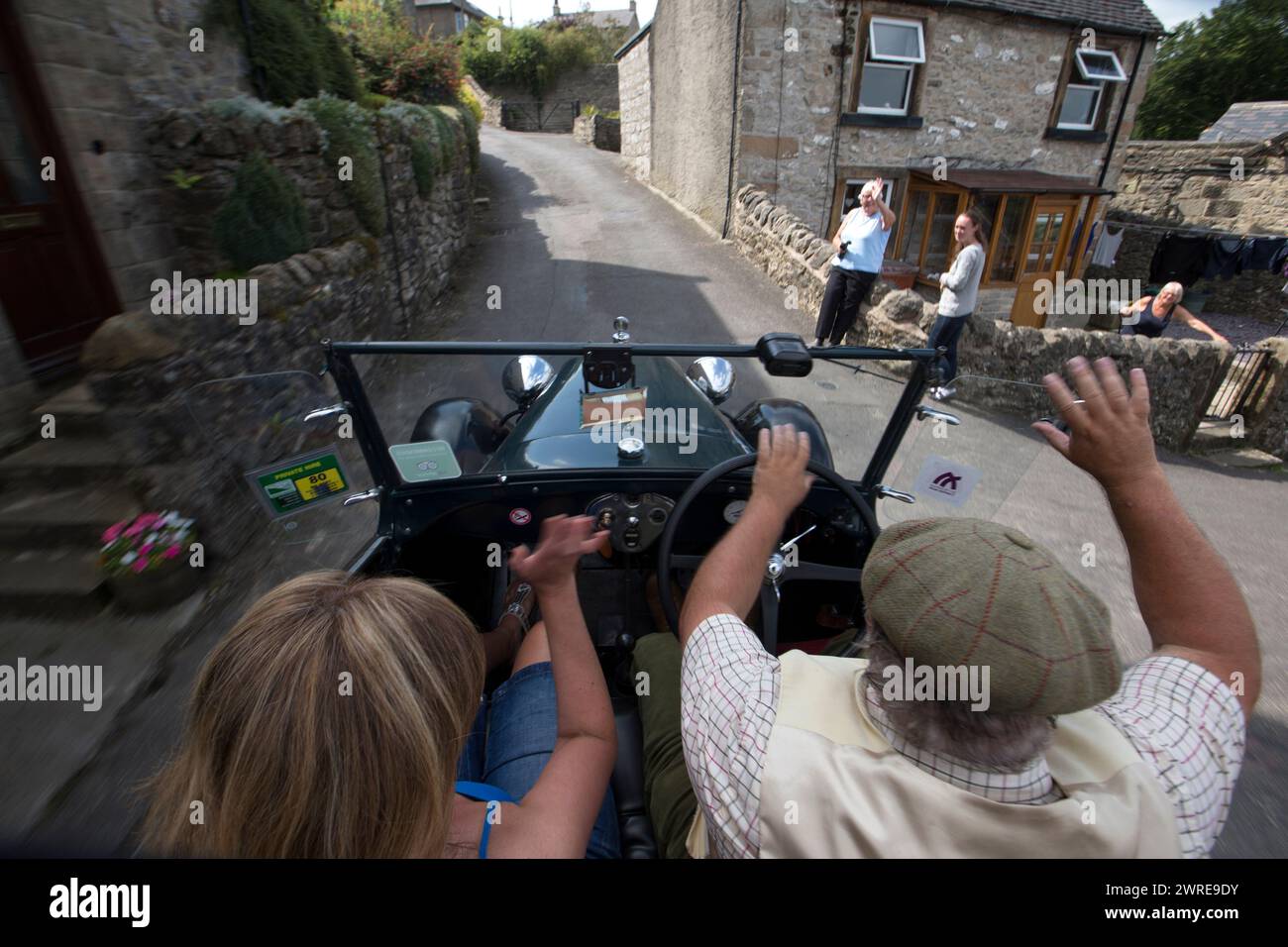 16/08/16 Debbie Slater enjoys her ride home from the Old Bowling Green ...