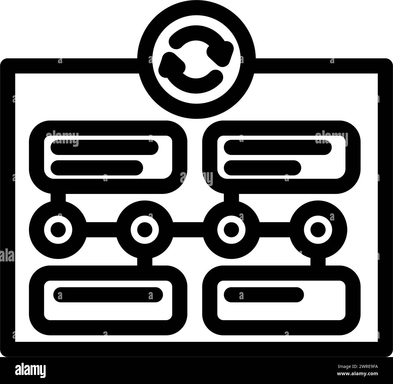 Content Updates Technical Writer Line Icon Vector Illustration Stock Vector Image And Art Alamy