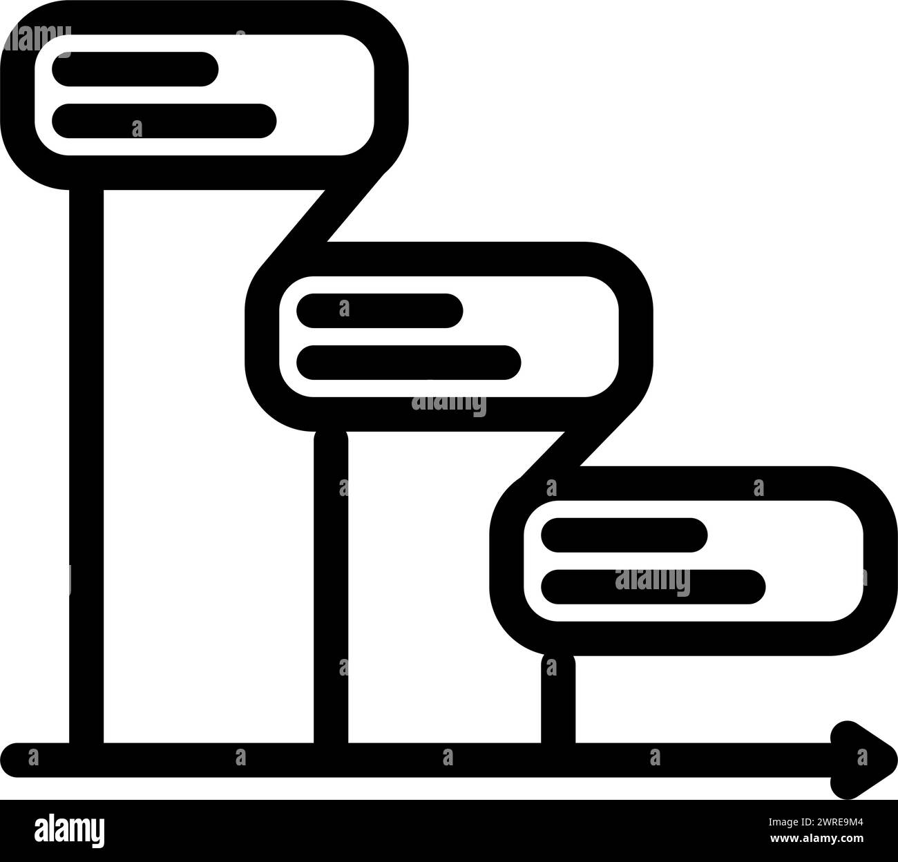 context switching time management line icon vector illustration Stock ...