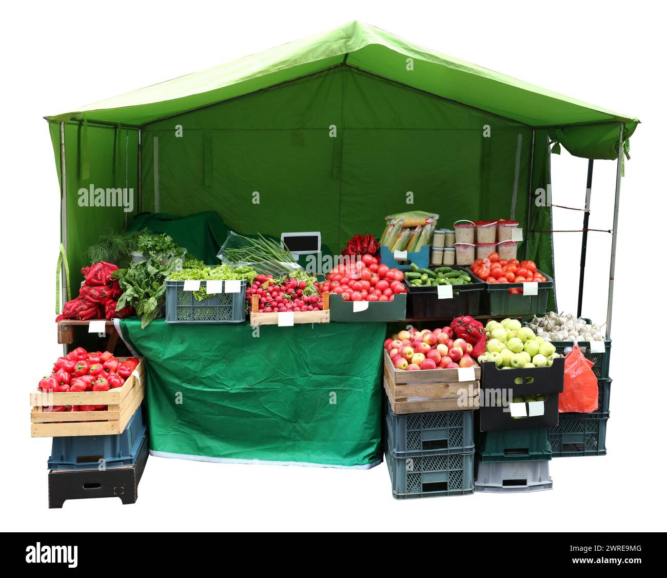 Market tent Cut Out Stock Images & Pictures - Alamy