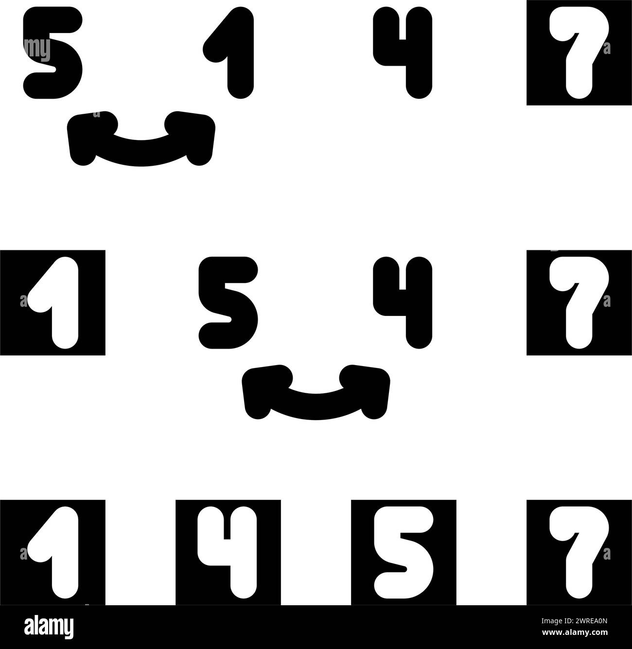insertion sort algorithm glyph icon vector illustration Stock Vector ... insertion sort algorithm glyph icon vector illustration Stock Vector ...