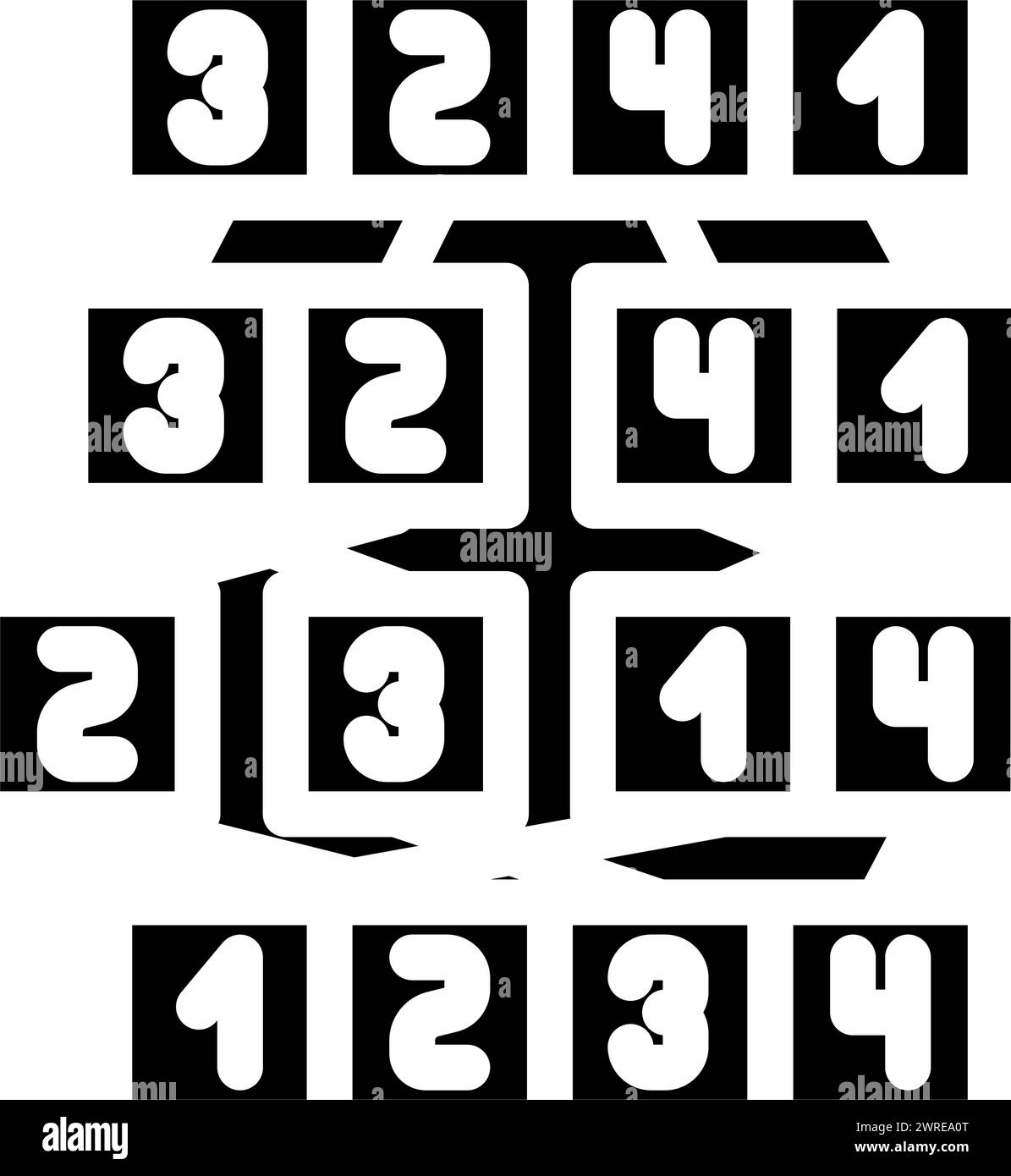 mergesort algorithm glyph icon vector illustration Stock Vector Image ... mergesort algorithm glyph icon vector illustration Stock Vector Image ...