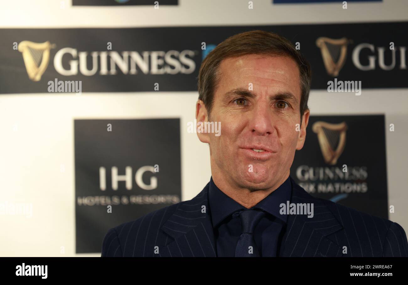 Gonzalo Quesada, Italy Head Coach is interviewed during the 2024 ...