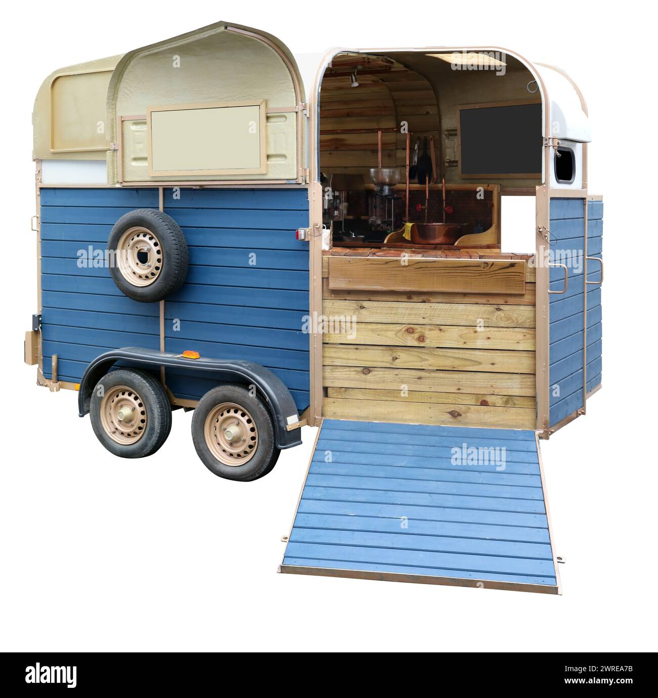 Wooden kiosk hi-res stock photography and images - Alamy