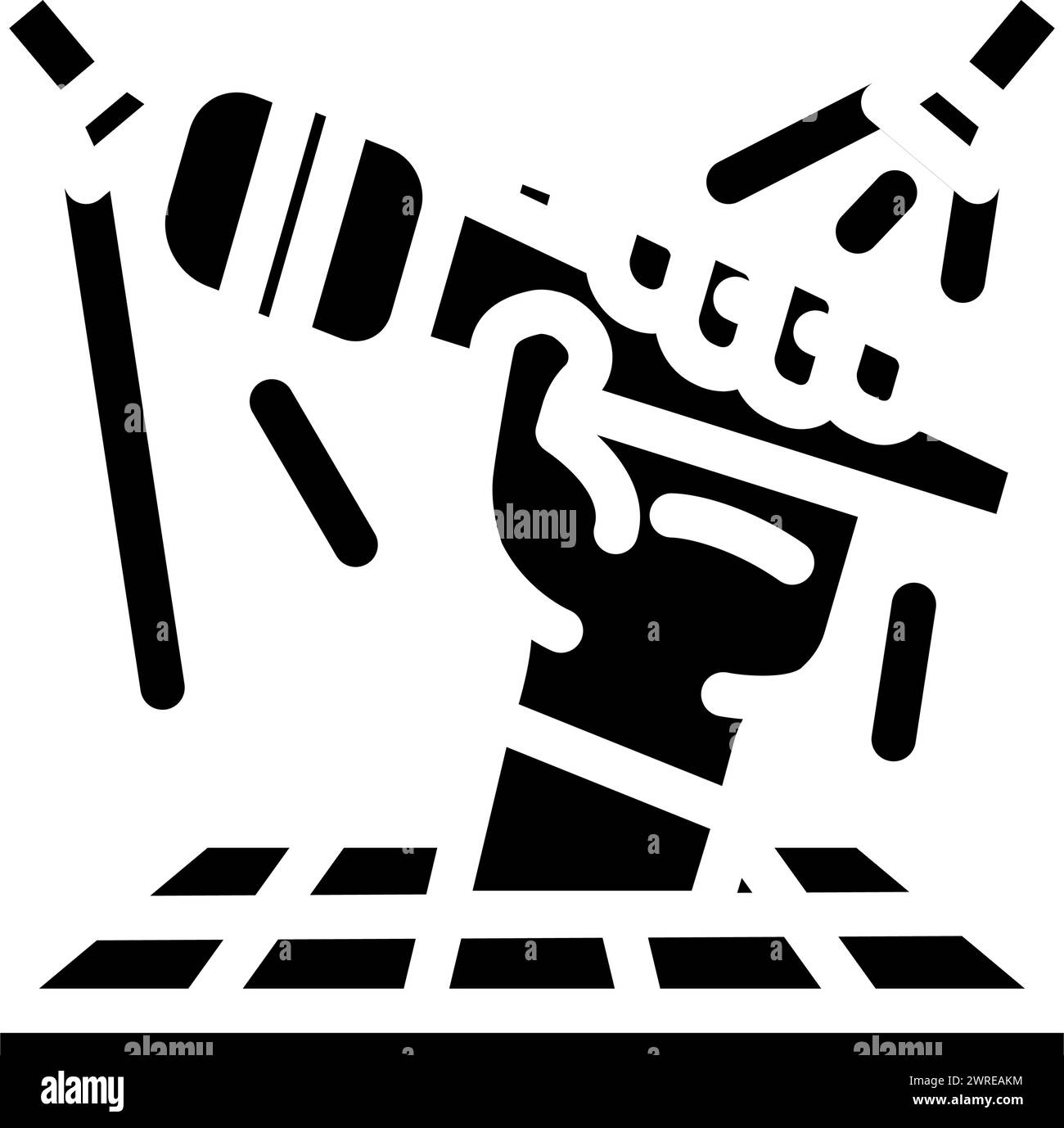 disco ball party glyph icon vector illustration Stock Vector Image ...