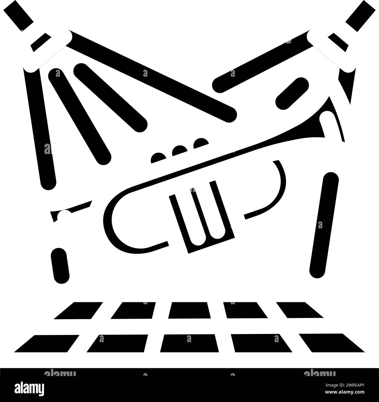 glitter disco party glyph icon vector illustration Stock Vector Image ...