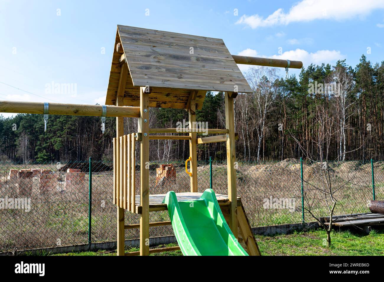 Playground rocking chair hi-res stock photography and images - Alamy