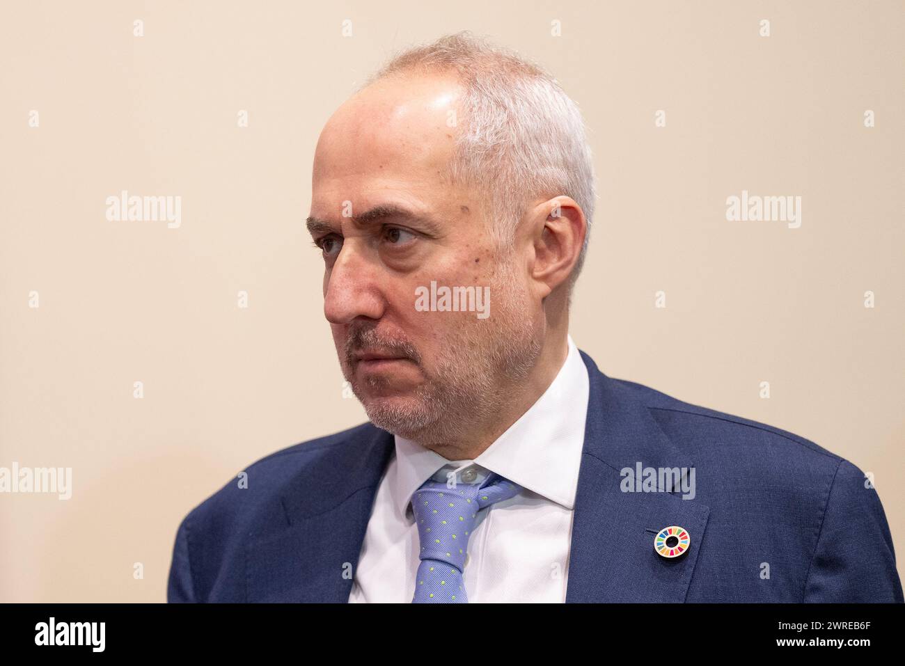 New York, United States. 11th Mar, 2024. Spokesman for the UN Secretary ...