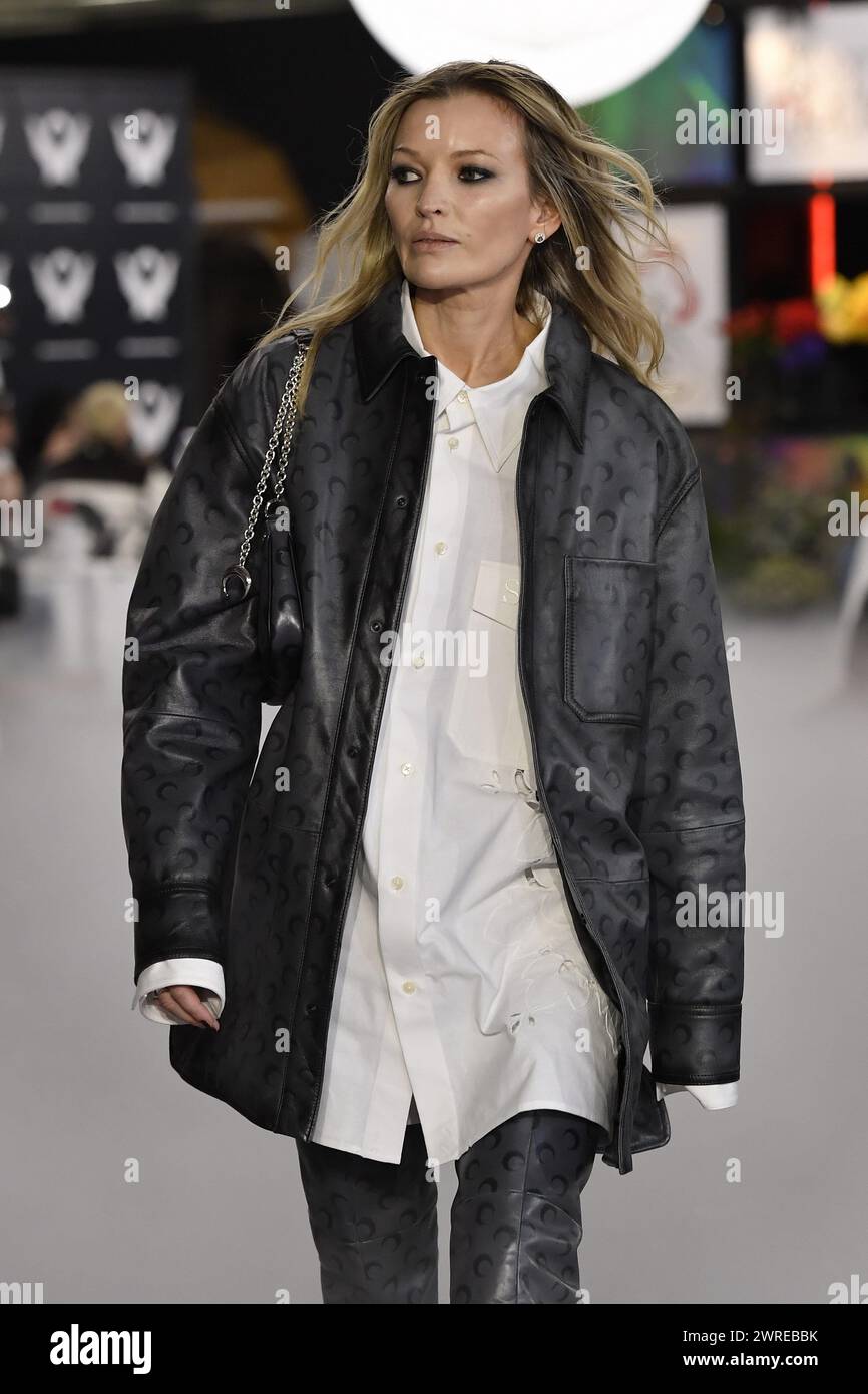 Paris, France. 04th Mar, 2024. A model walks on the runway at the Marin ...