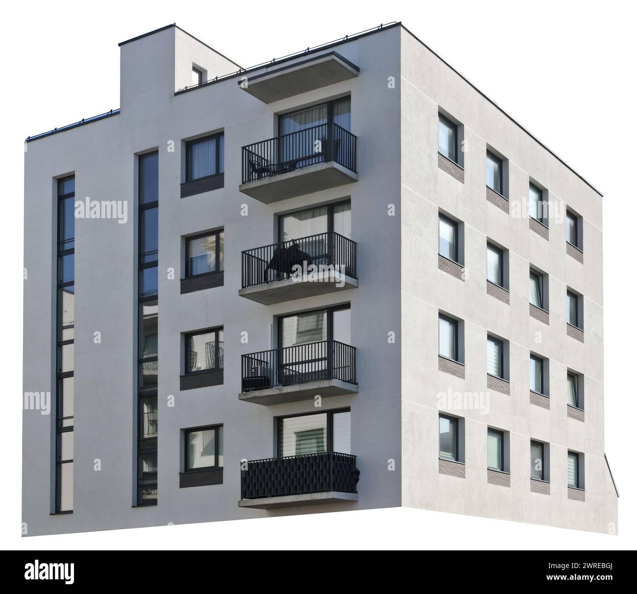 View new residential building Cut Out Stock Images & Pictures - Alamy