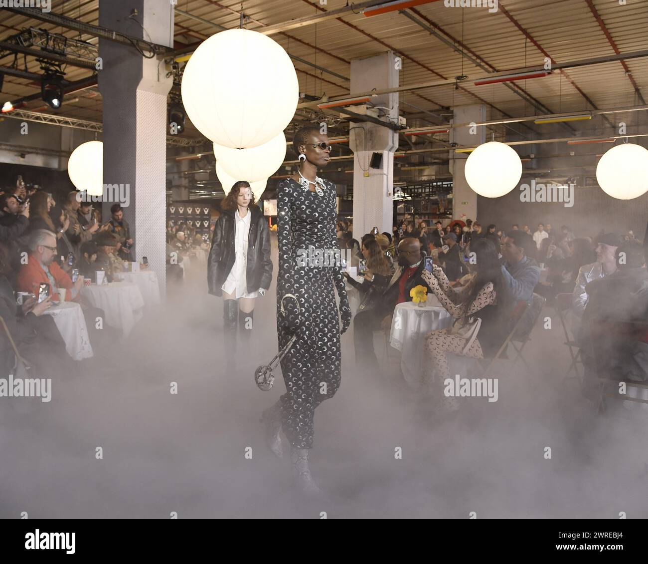 Paris, France. 04th Mar, 2024. A model walks on the runway at the Marin ...