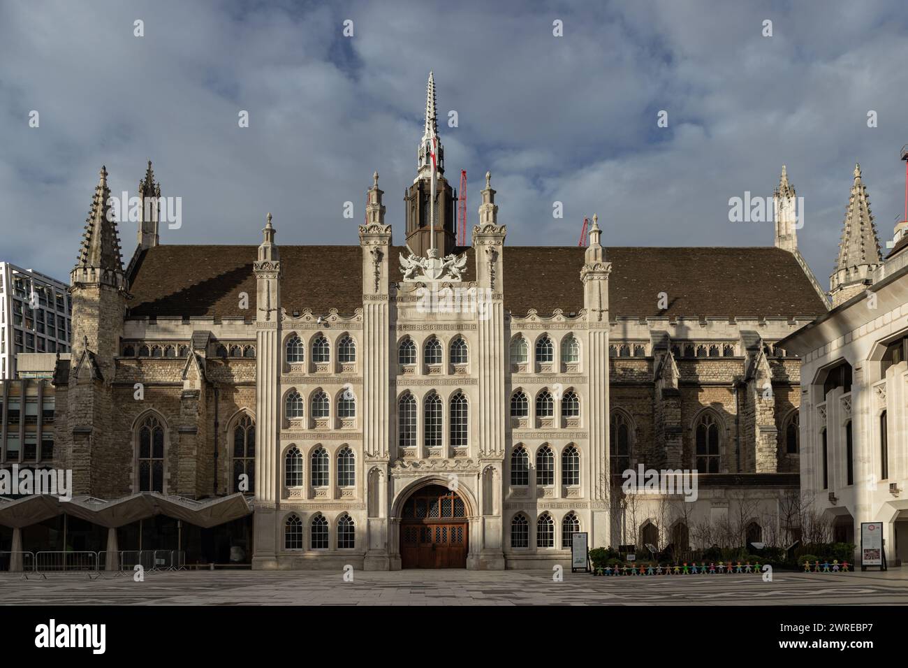 London Uk Feb 27 2024 Guildhall Complex With Guildhall And