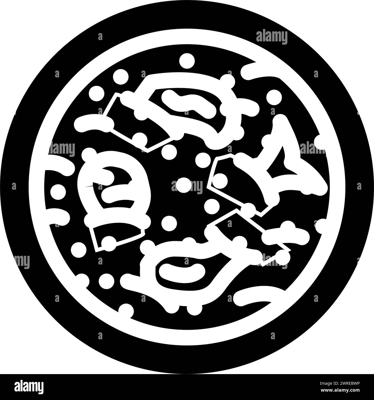 Squid glyph icon sea Cut Out Stock Images & Pictures - Alamy