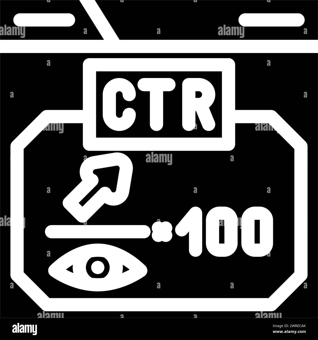 Ctr icon hi-res stock photography and images - Alamy