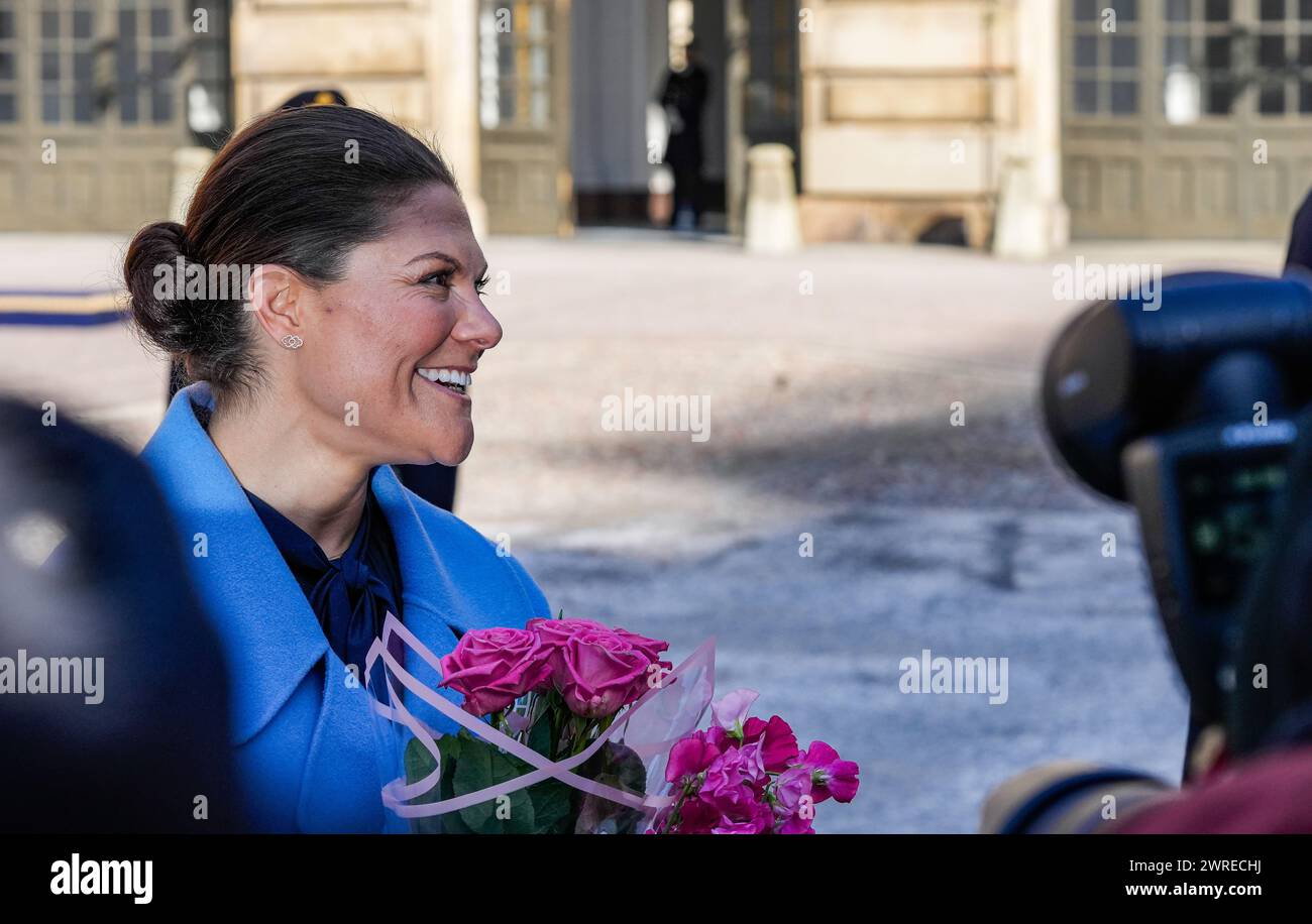 Stockholm, Konprinsessans namnsdag, Sweden, 12th March 2024 ...