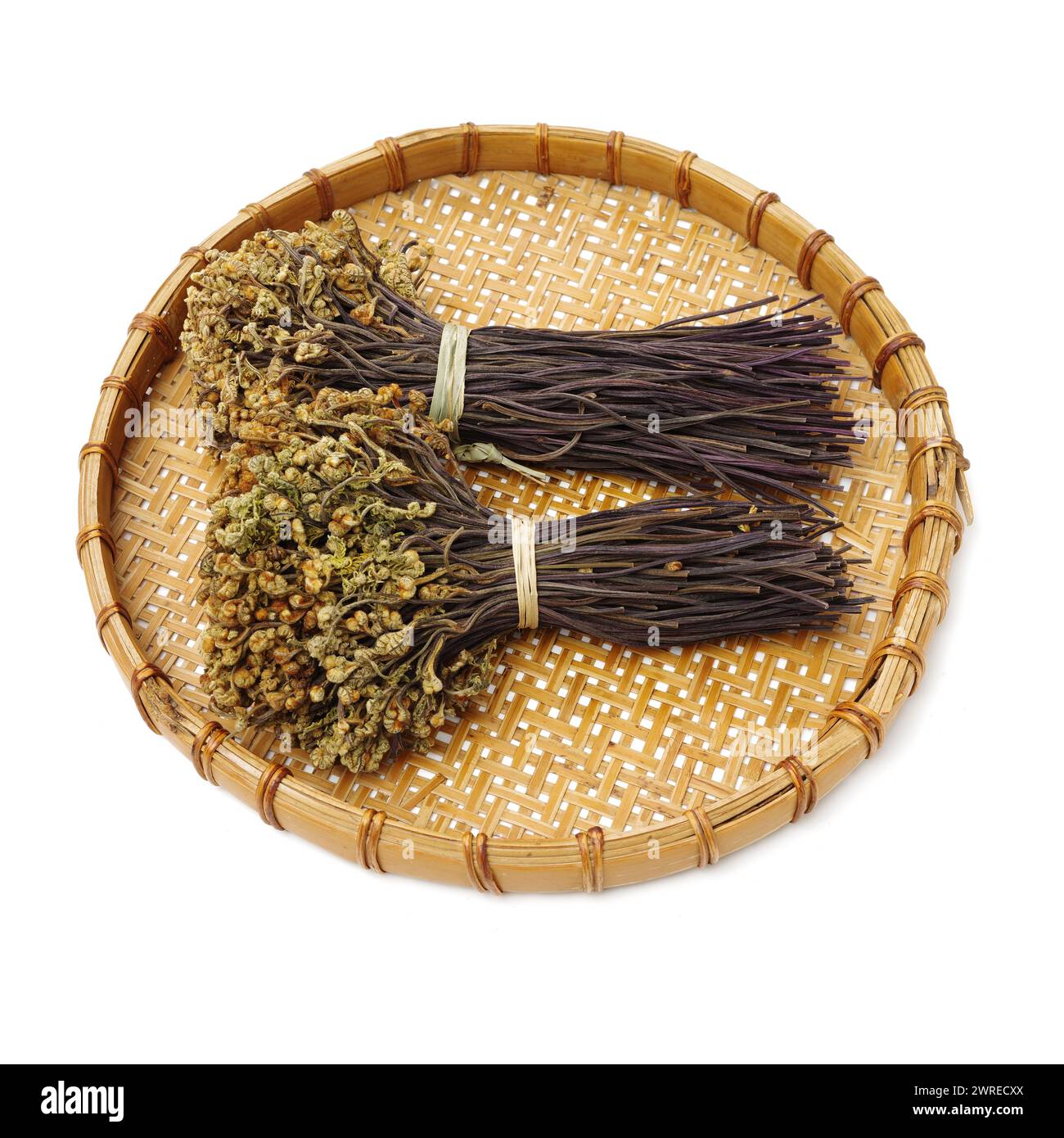 Dry fern bracken on white background Stock Photo - Alamy