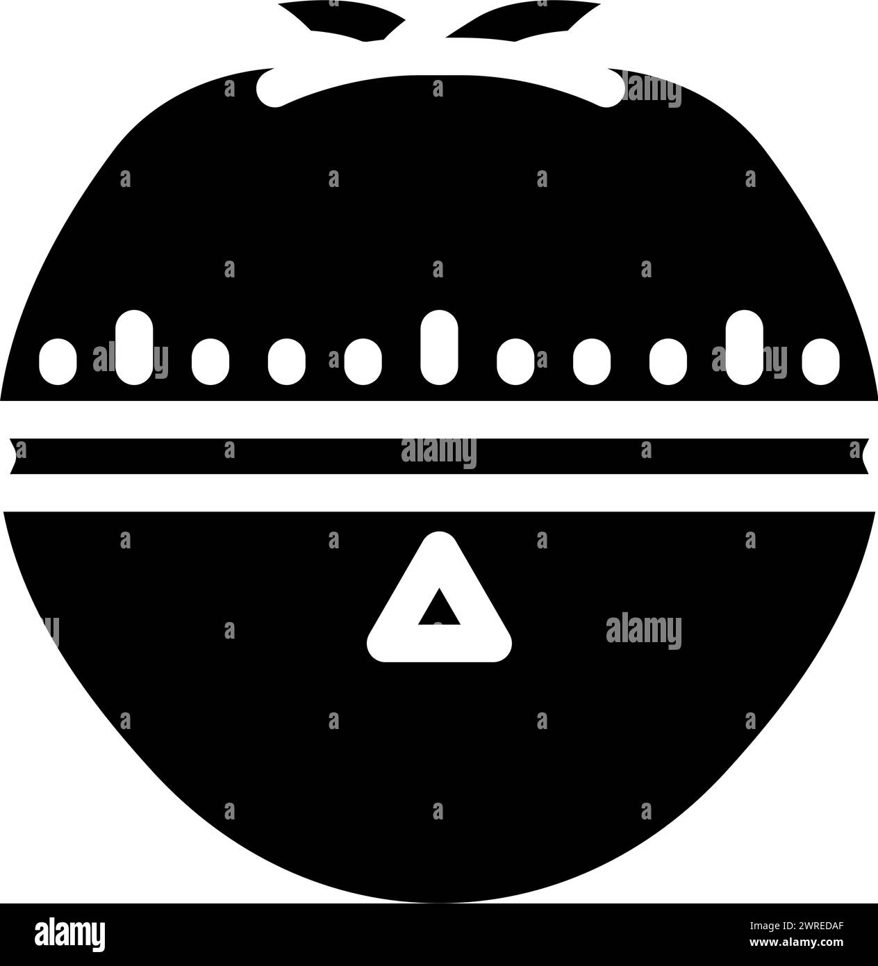 pomodoro technique time management glyph icon vector illustration Stock ...