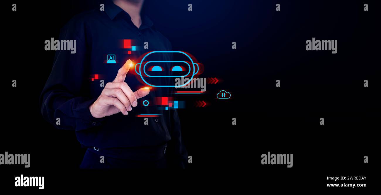 Digital chatbot hi-res stock photography and images - Alamy
