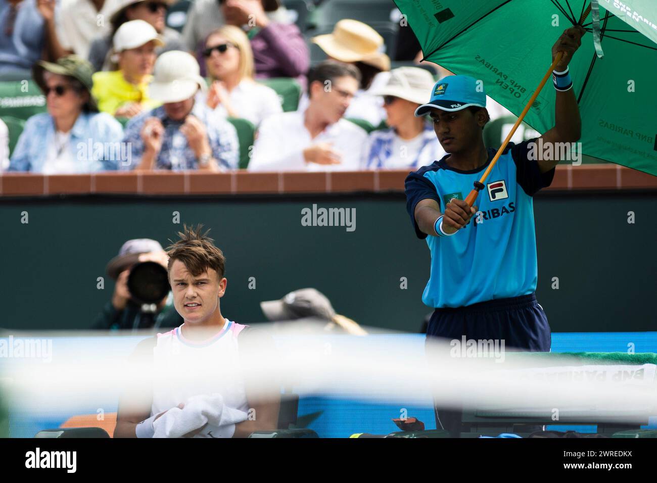 Indian Wells, California, USA. 11th Mar, 2024. Holger Rune of Denmark ...