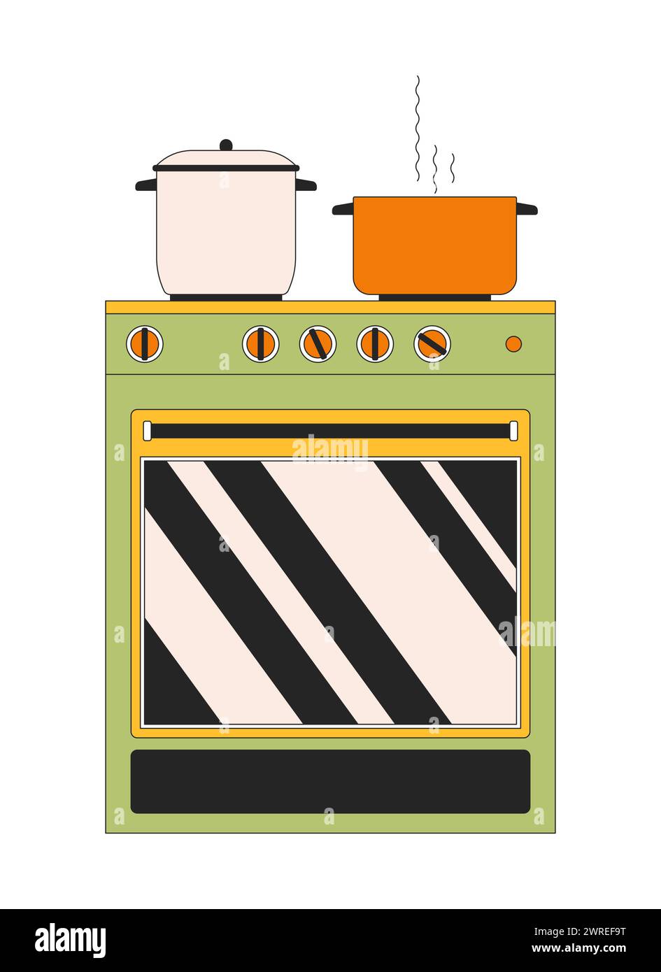 Kitchen pot boiling saucepan Cut Out Stock Images & Pictures - Alamy