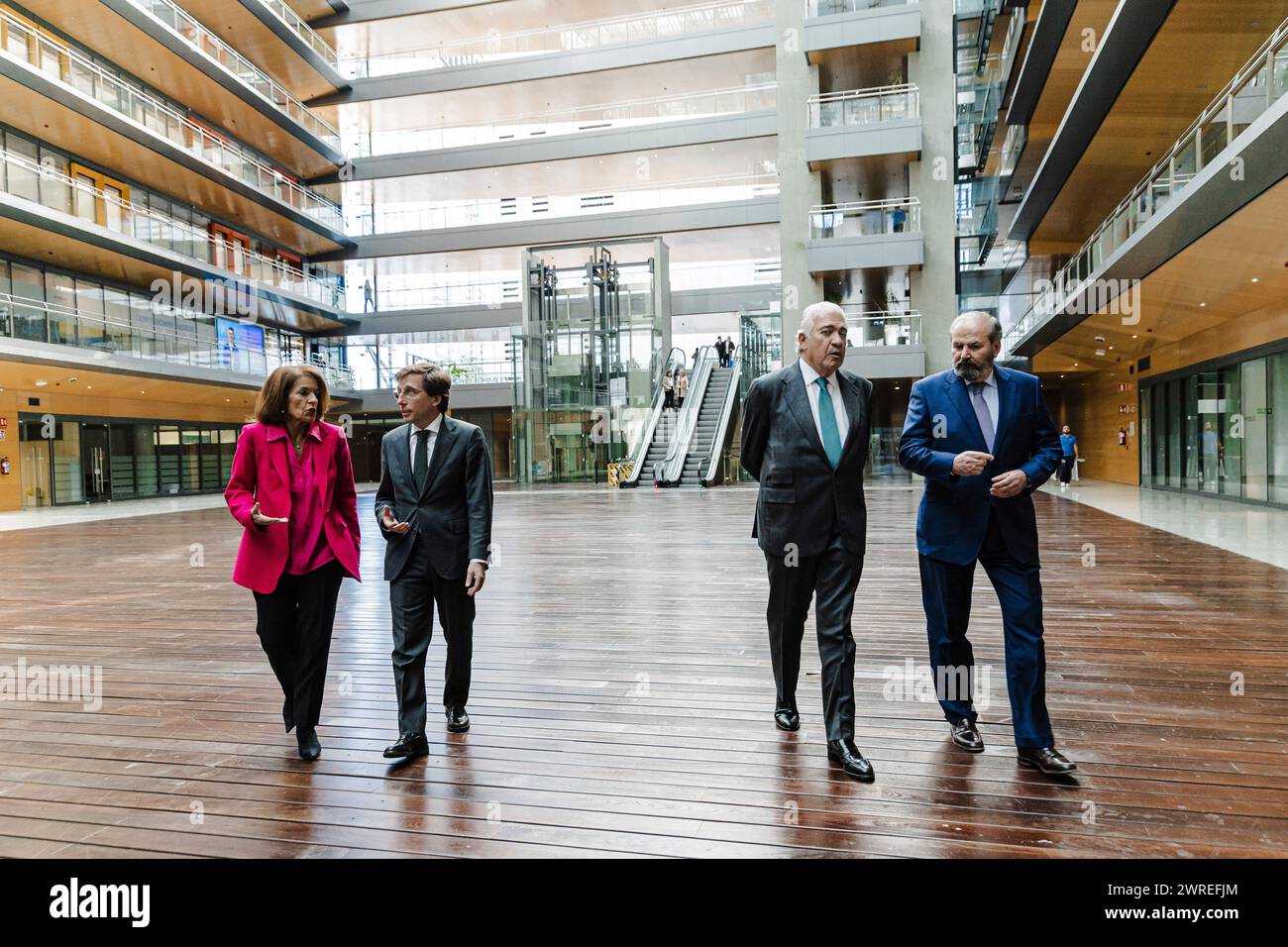 (L-R) The president of the Integra Foundation, Ana Botella 12 MARCH ...