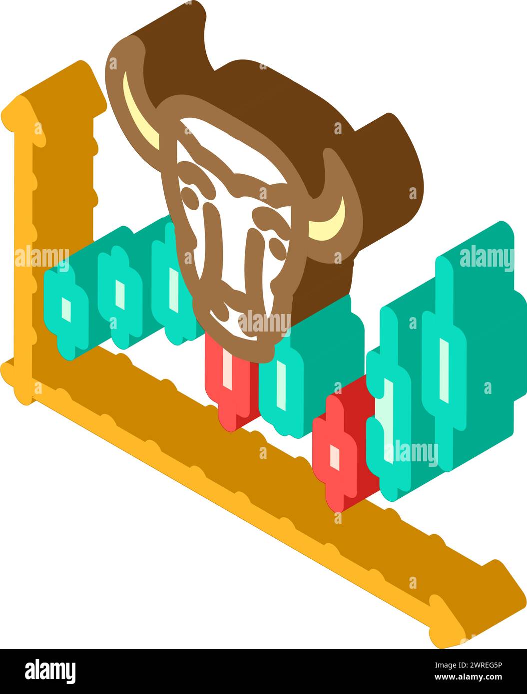 investment trends financial advisor isometric icon vector illustration ...