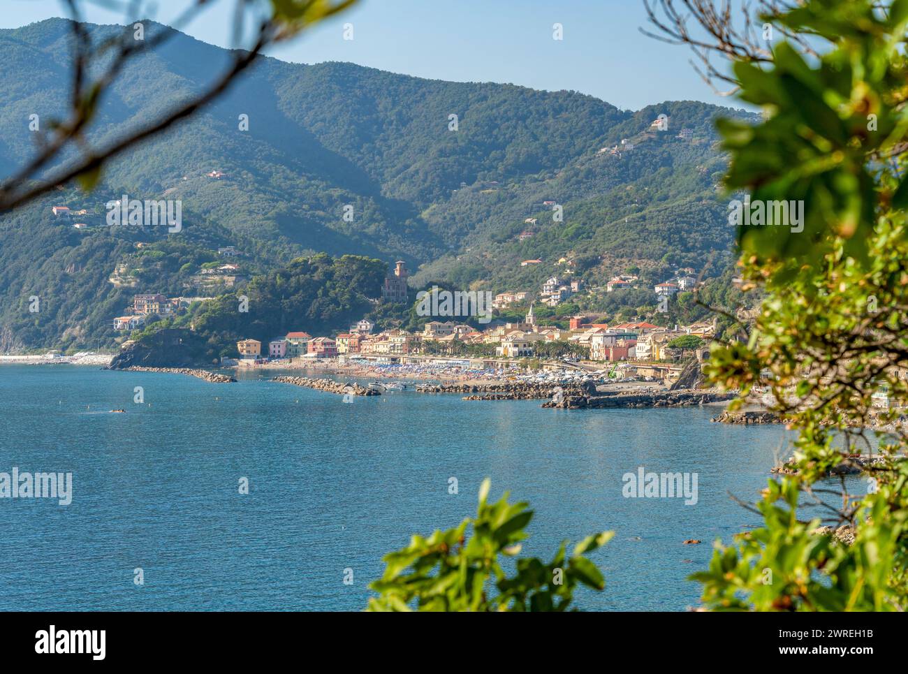 Scenery around Moneglia, a comune (municipality) in the Metropolitan ...