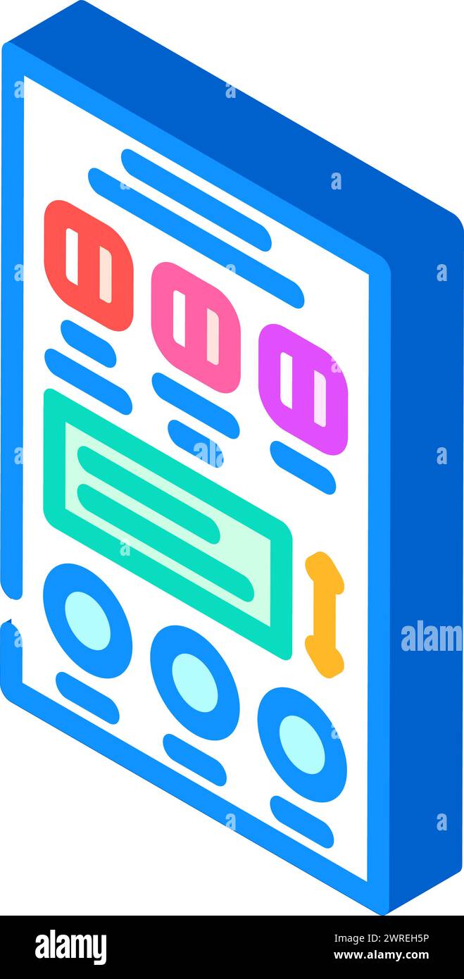 Style Guides Technical Writer Isometric Icon Vector Illustration Stock Vector Image And Art Alamy