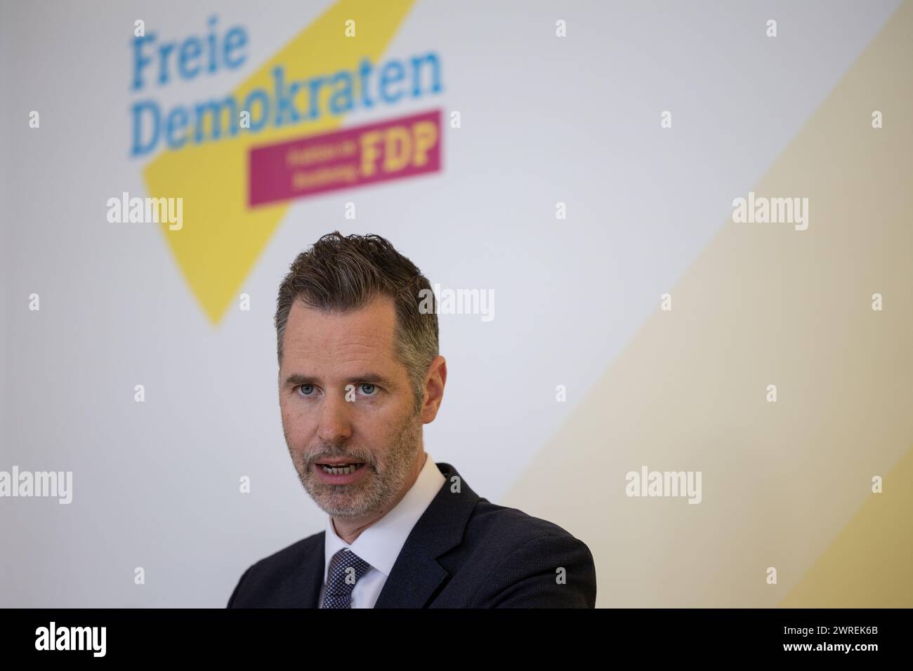 Berlin, Germany. 12th Mar, 2024. Christian Dürr, leader of the FDP ...