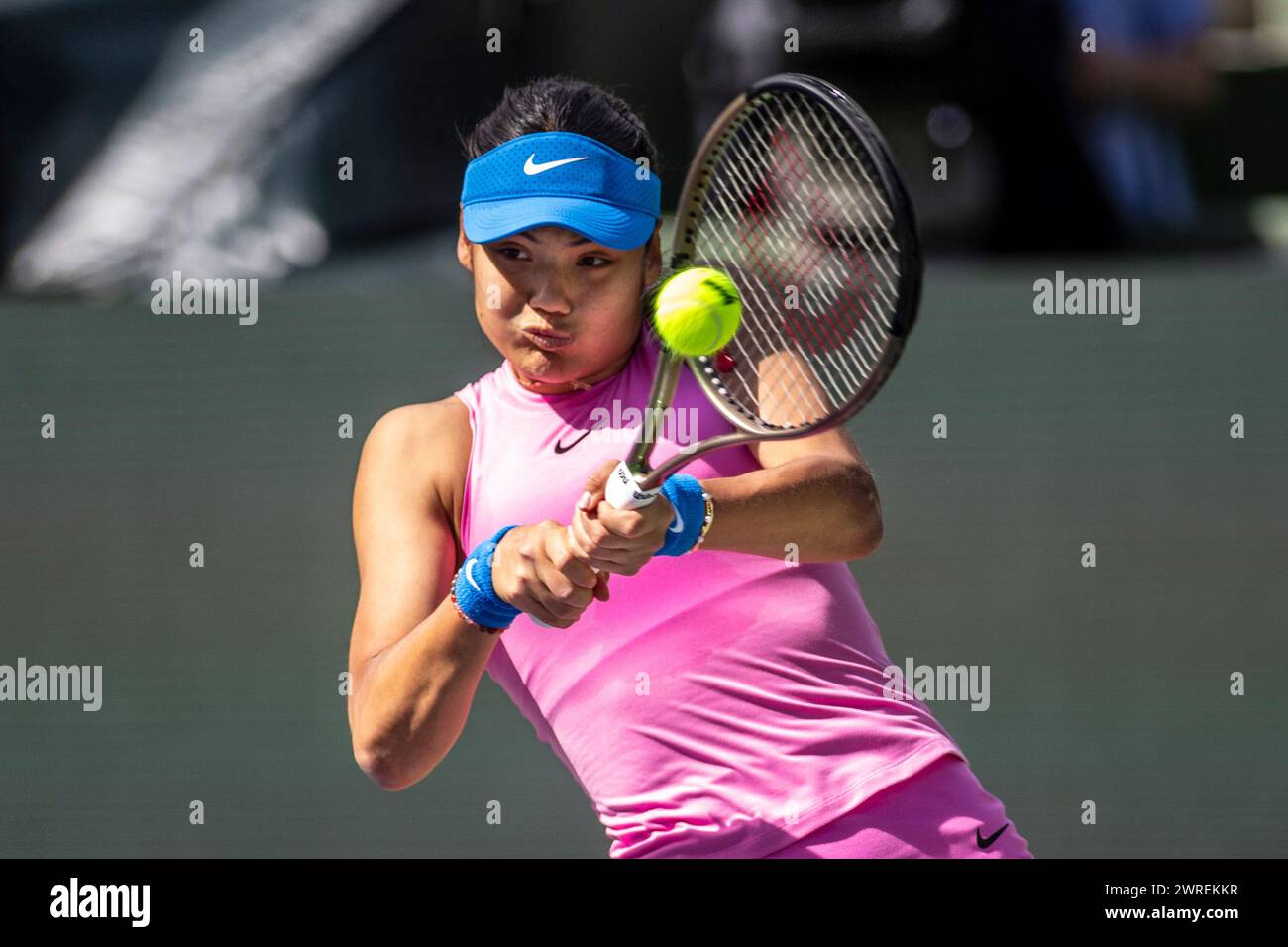 Indian Wells, USA. 11th Mar, 2024. March 11, 2024: Emma Raducanu of ...