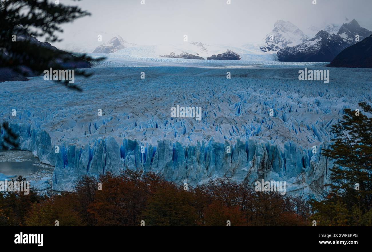The Perito Moreno ice formations in Patagonia, Argentina Stock Photo ...