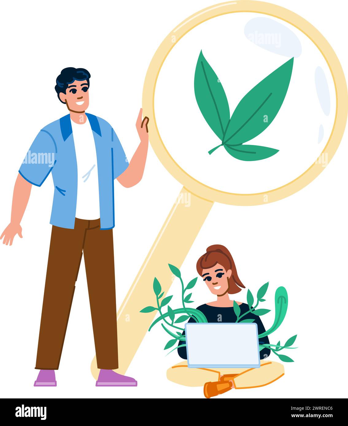 Digital content marketing organic website Stock Vector Images - Alamy