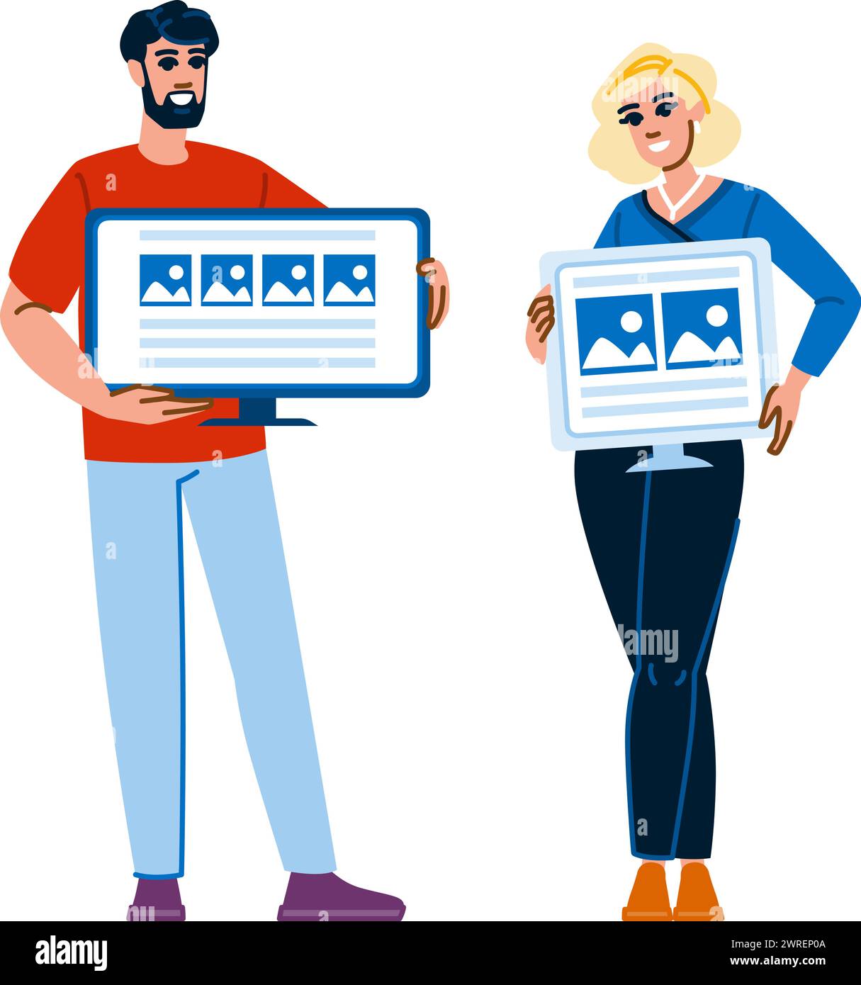 website responsive images vector Stock Vector Image & Art - Alamy