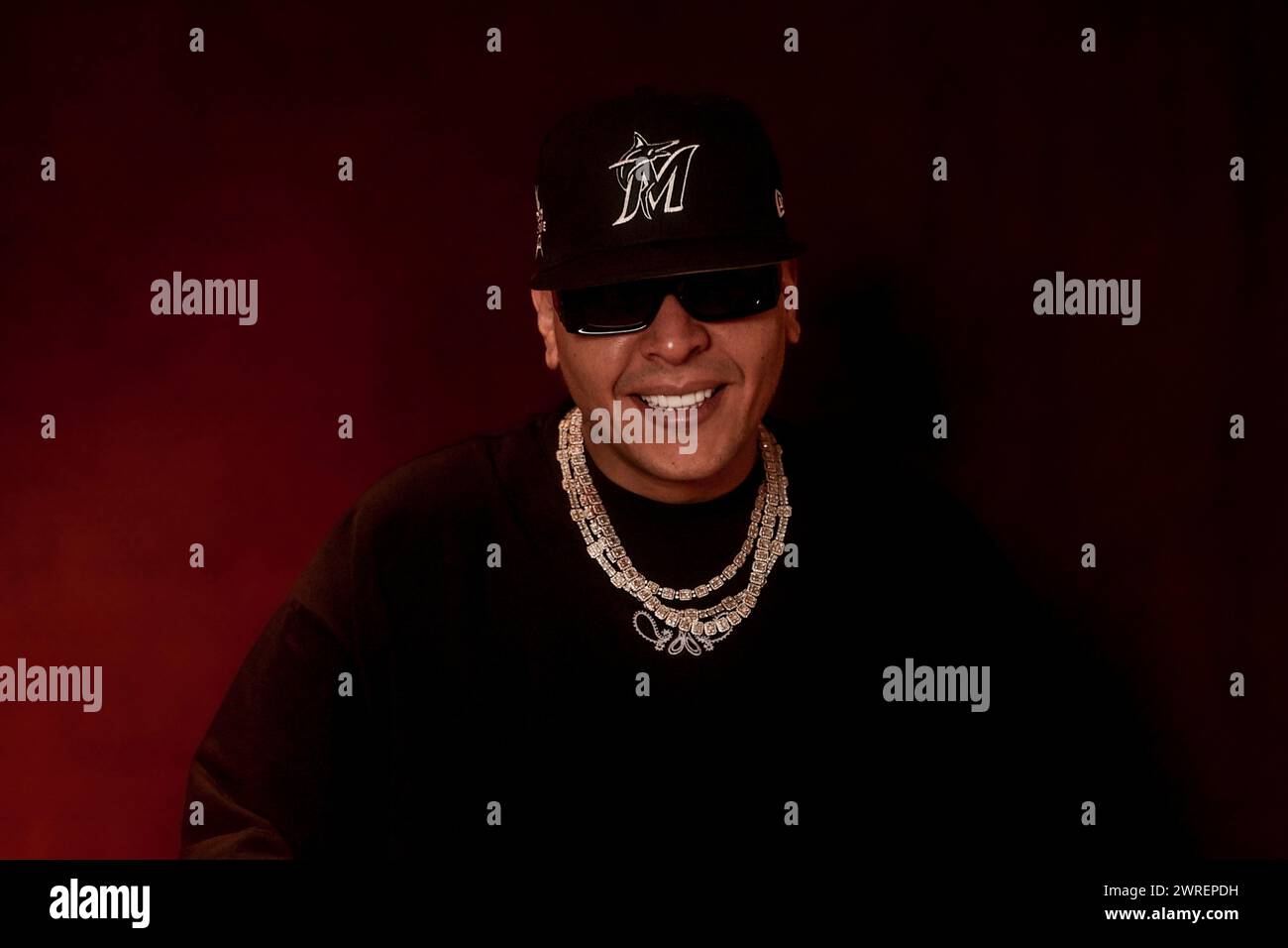 Singer Darell poses for Europa Press at the Hotel Meliá Madrid Princesa ...