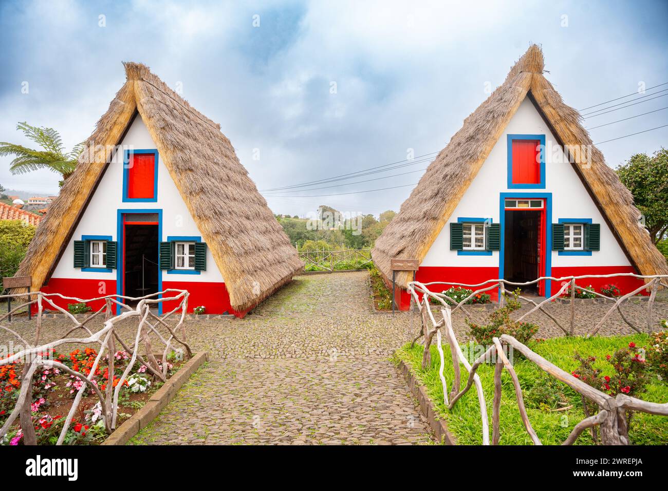 Traditional rural house in Santana, Madeira, Portugal Stock Photo - Alamy