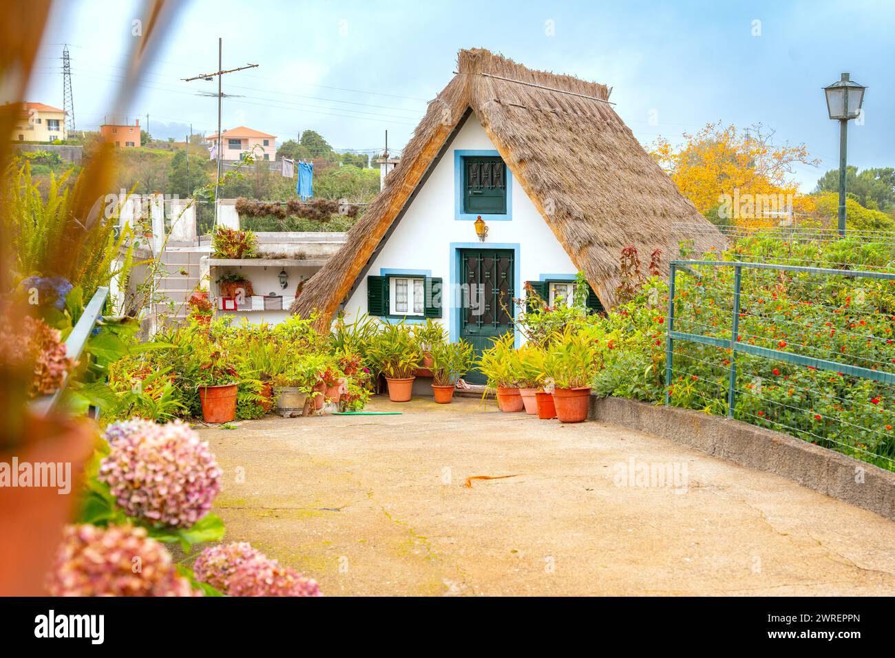 Traditional rural house in Santana, Madeira, Portugal Stock Photo - Alamy