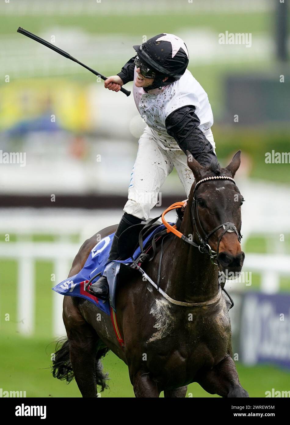 Slade Steel ridden by Rachael Blackmore winning the Sky Bet Supreme ...
