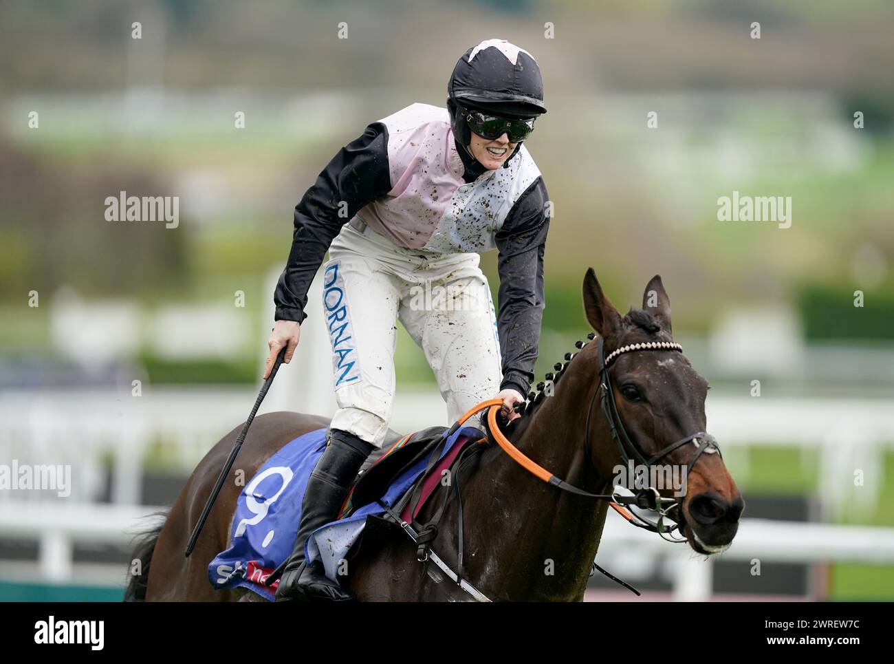 Slade Steel ridden by Rachael Blackmore winning the Sky Bet Supreme ...