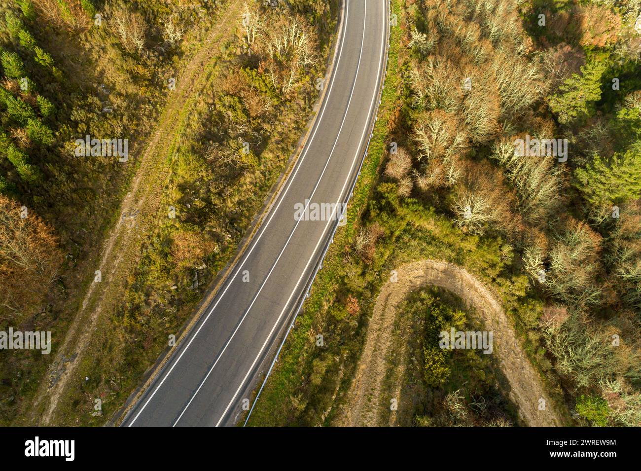 Aerial zenithal view from hi-res stock photography and images - Alamy