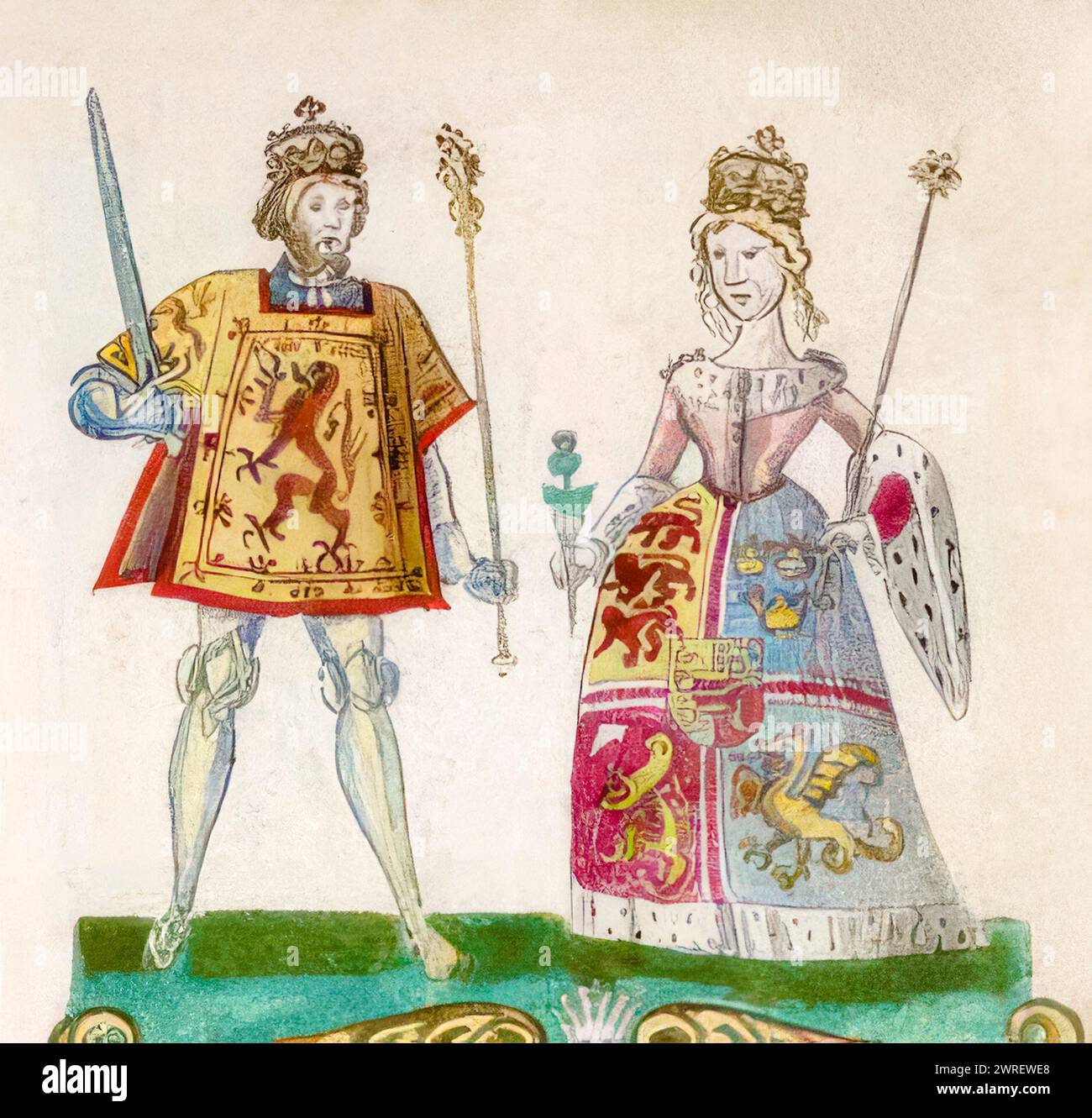 James III of Scotland (1451/1452-1488), King of Scots 1460-1488 and his ...