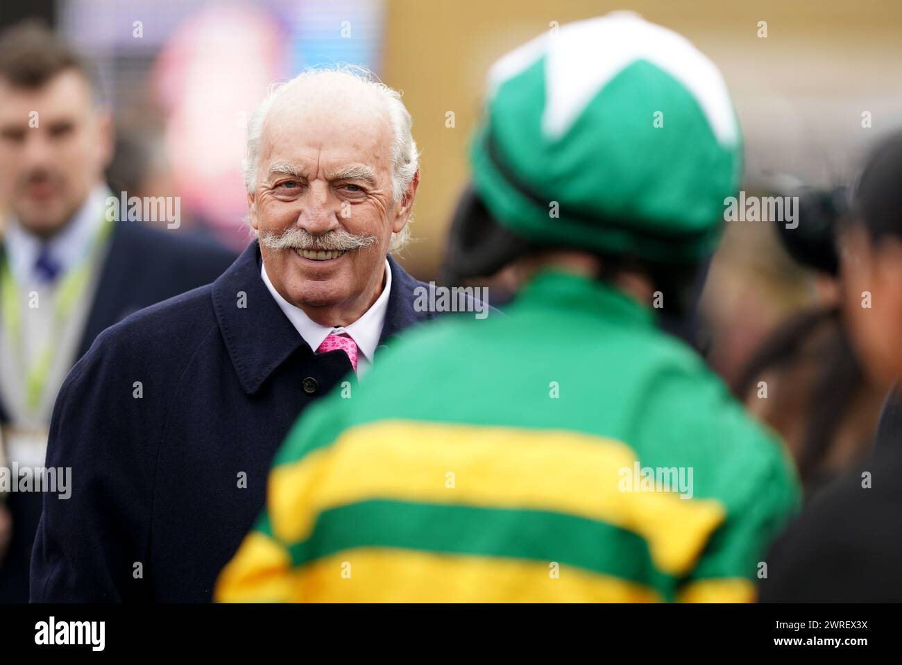 Dermot Desmond on day one of the 2024 Cheltenham Festival at Cheltenham ...