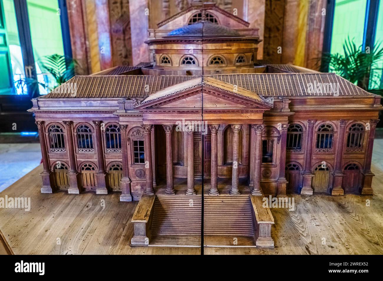 Model of Teatro Massimo Vittorio Emanuele opera house - Palermo, Italy ...