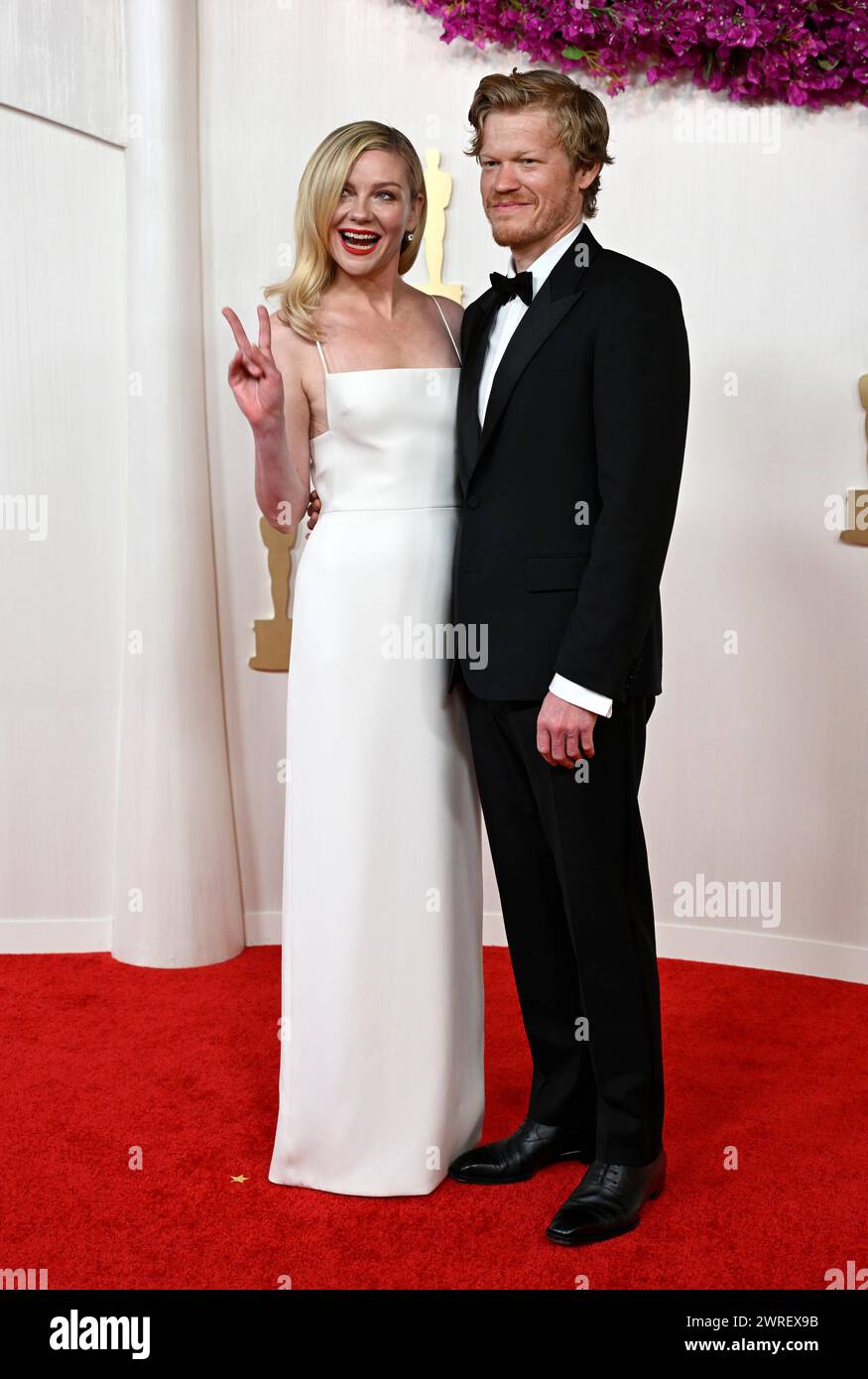 Los Angeles, Ca. 10th Mar, 2024. Kirsten Dunst and Jesse Plemons at the ...