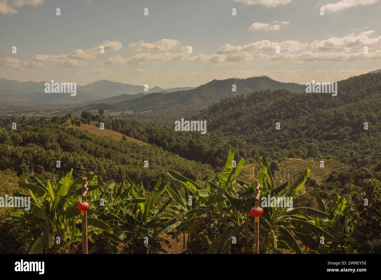 Blick auf die Stadt Pai Thailand Thailand Symbolbilder-72 *** View of ...