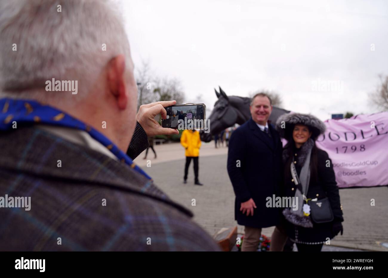 Racegoers on day one of the 2024 Cheltenham Festival at Cheltenham ...