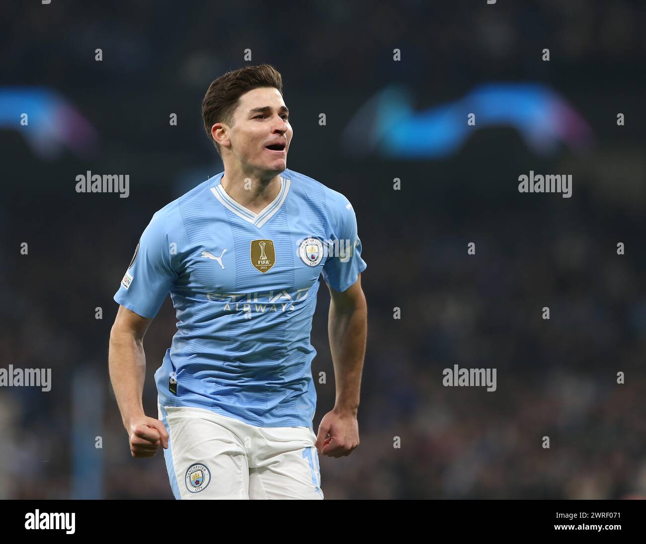 GOAL 2-0, Julian Alvarez of Manchester City goal celebration ...