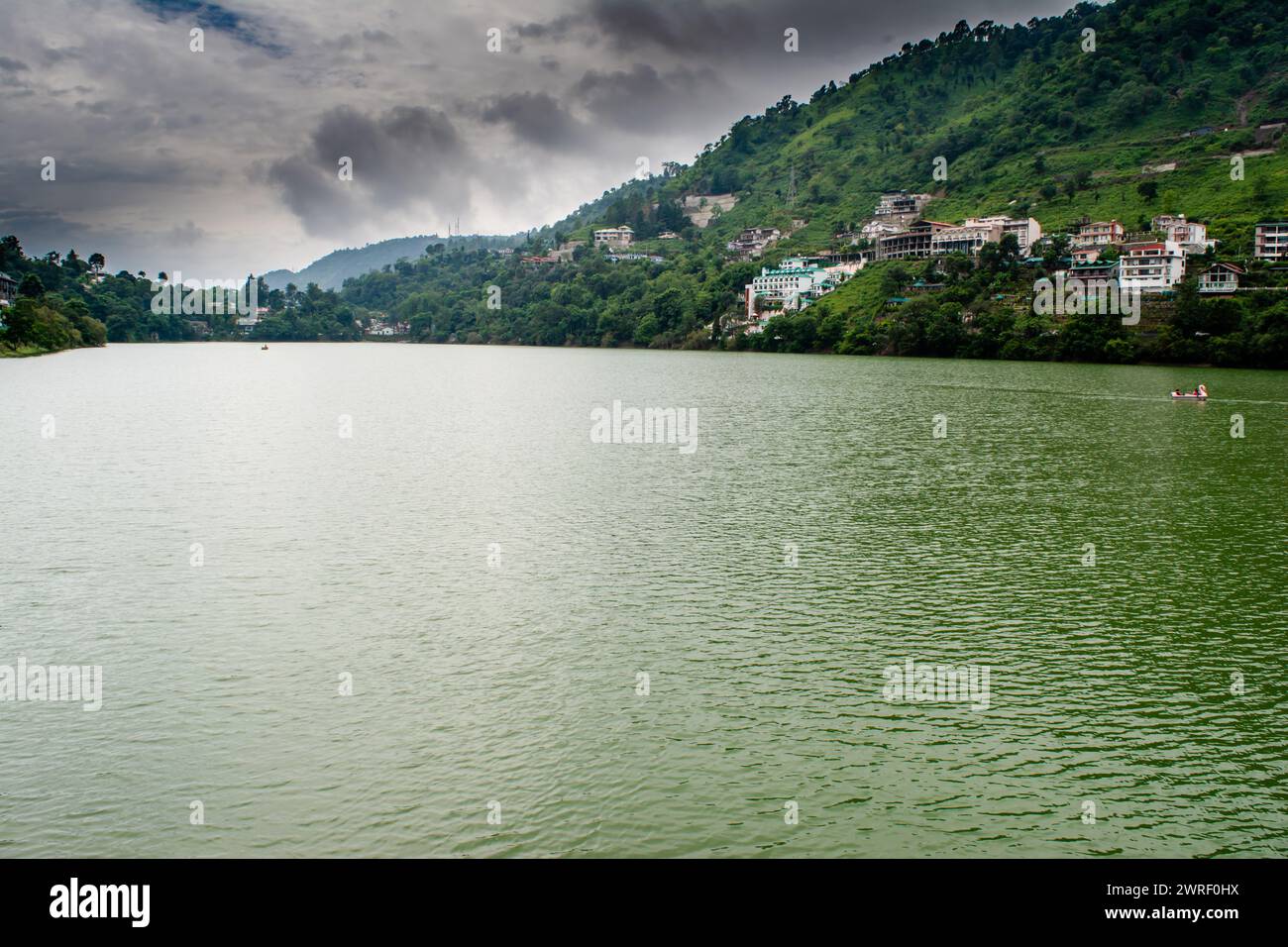 Beautiful Bhimtal Lake is a lake in the town of Bhimtal, in the Indian ...