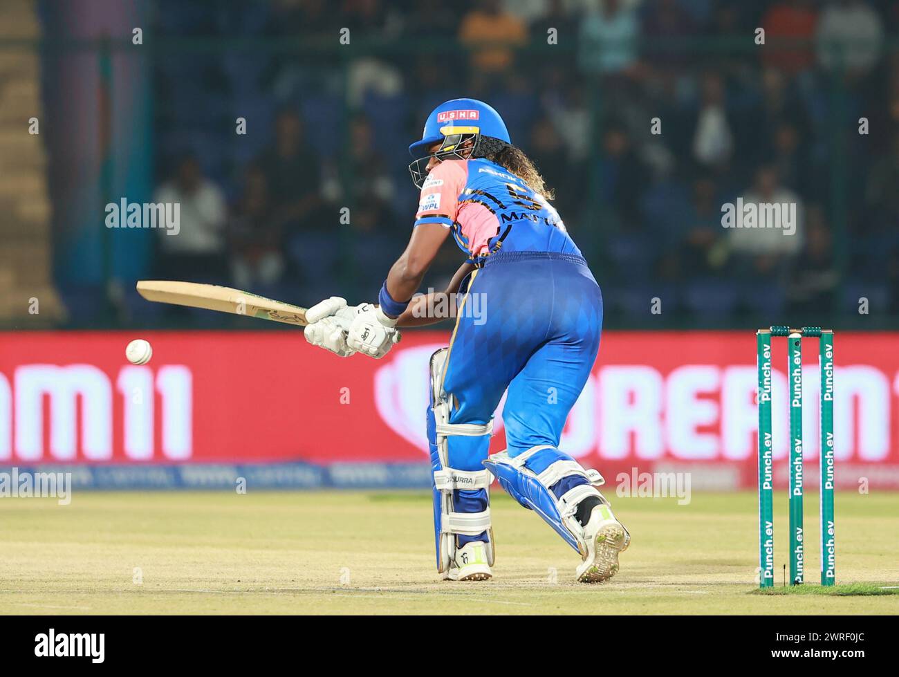 New Delhi, Delhi, India. 12th Mar, 2024. Hayley Matthews of Mumbai ...