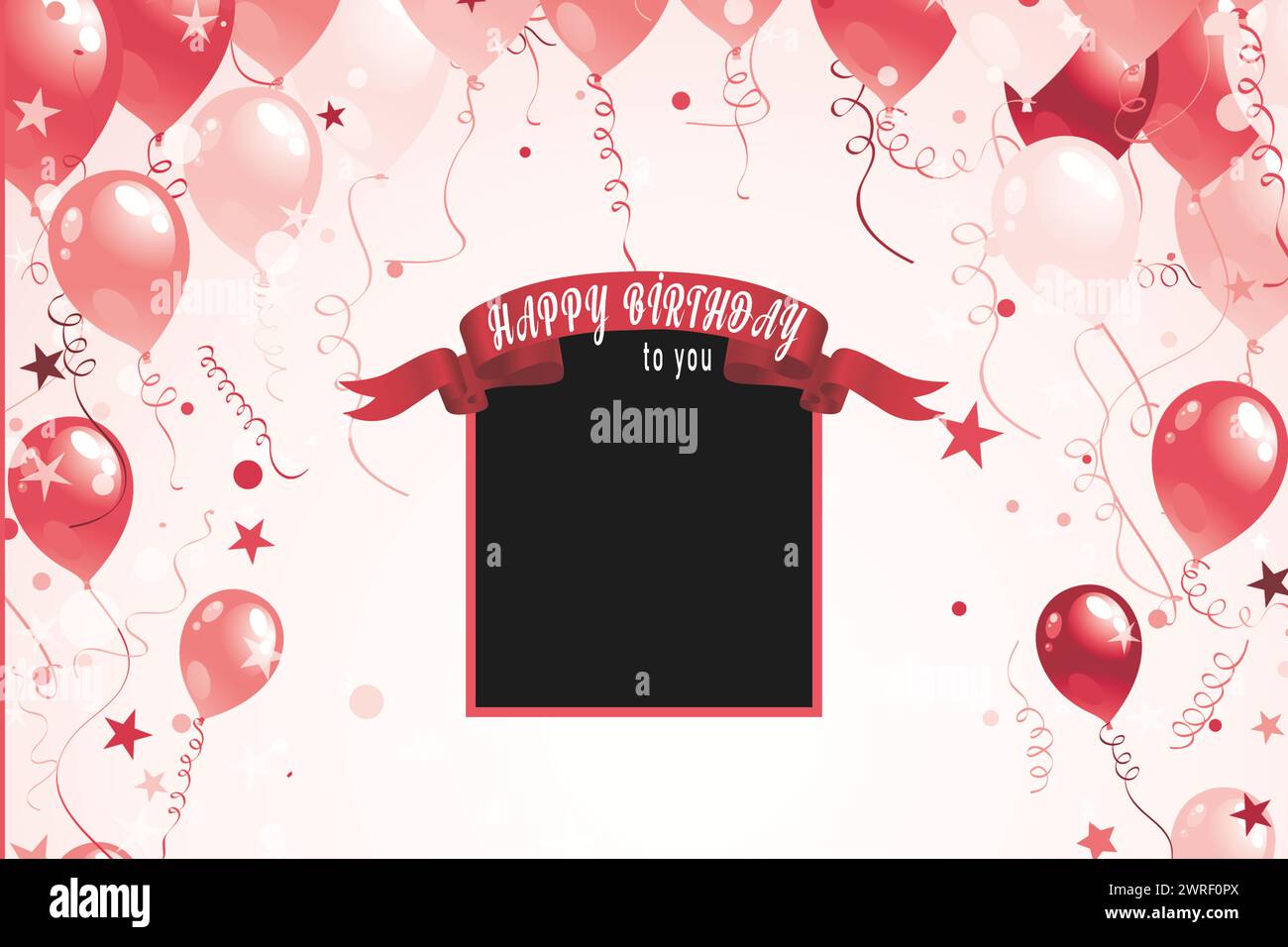 A festive photo frame Stock Vector Images - Alamy